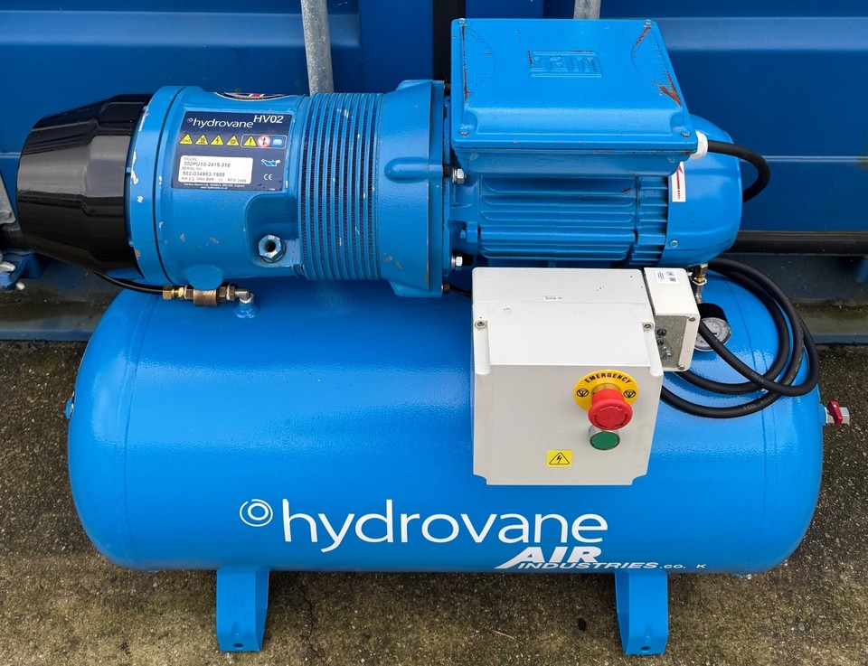 Hydrovane HV02 Receiver Mounted Rotary Vane Compressor 230v! Single ...