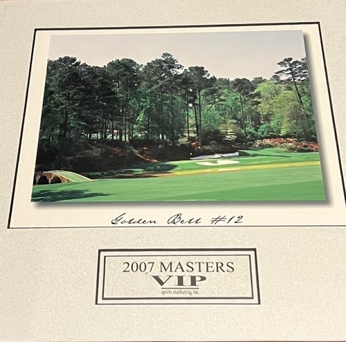 PGA Golden Bell Hole 12 Augusta National Golf Club 2007 Masters VIP ...