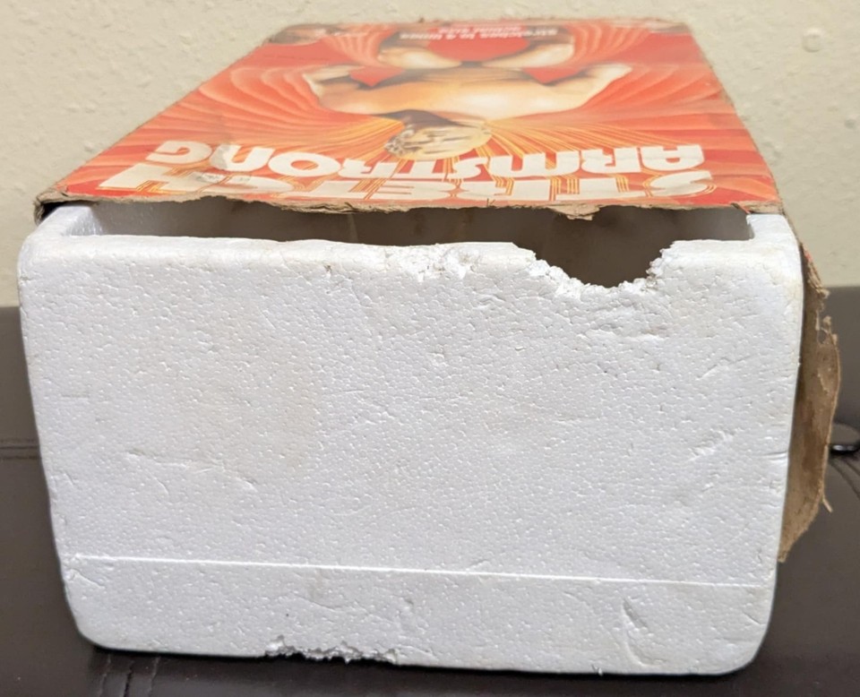 Vintage 1976 Kenner Stretch Armstrong Box and Coffin (damaged). No ...