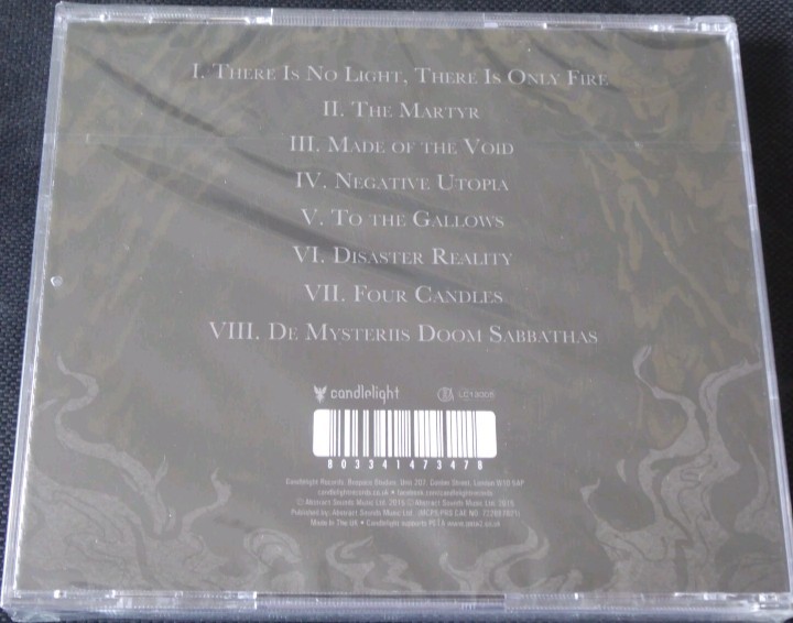 WITCHSORROW- NO LIGHT, ONLY FIRE CD 2015 NEW stoner doom metal electric ...