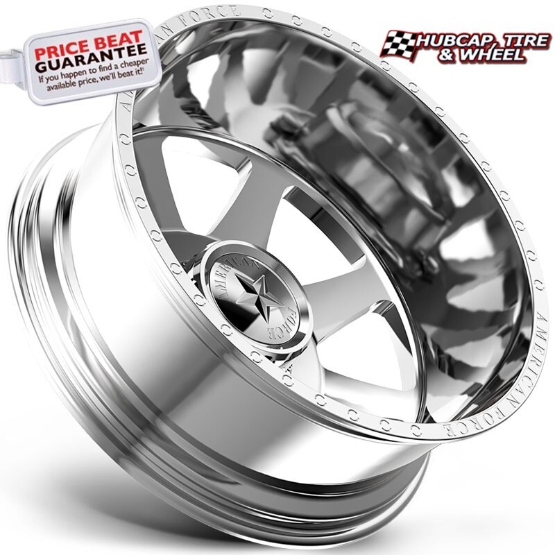 American Force Dually DB02 Monument Polished 20x8.25 8x170 (Set of 6 ...