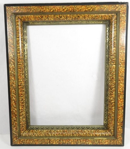 Antique picture frame 1900 marbleized 12 X 14 | eBay