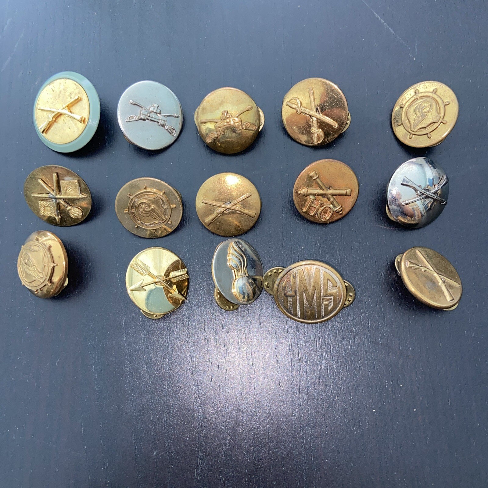 US Military Disc Pins Lot Of 15 | eBay