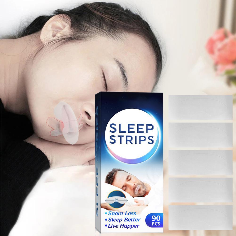 (90 Pcs)Lip Shaped Mouth Tape For Sleep To Reduce Snoring And Sleep ...