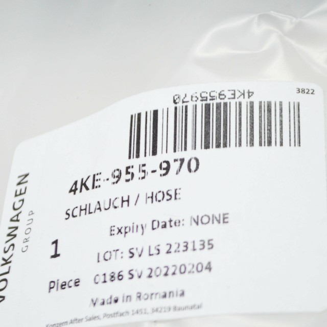 Genuine Audi Washer Hose 4KE-955-970 for sale online | eBay