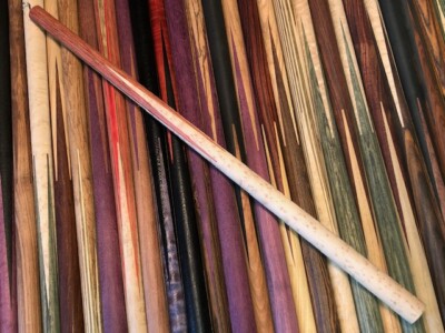 TNT Over Sized Full Splice Pool Cue Blank. Bird's Eye Maple into ...