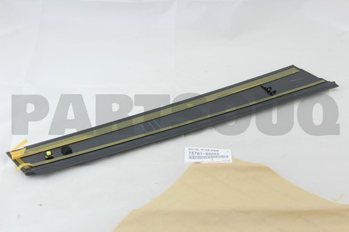 7576160050 Genuine Toyota MOULDING, REAR DOOR WINDOW FRAME, FRONT RH ...
