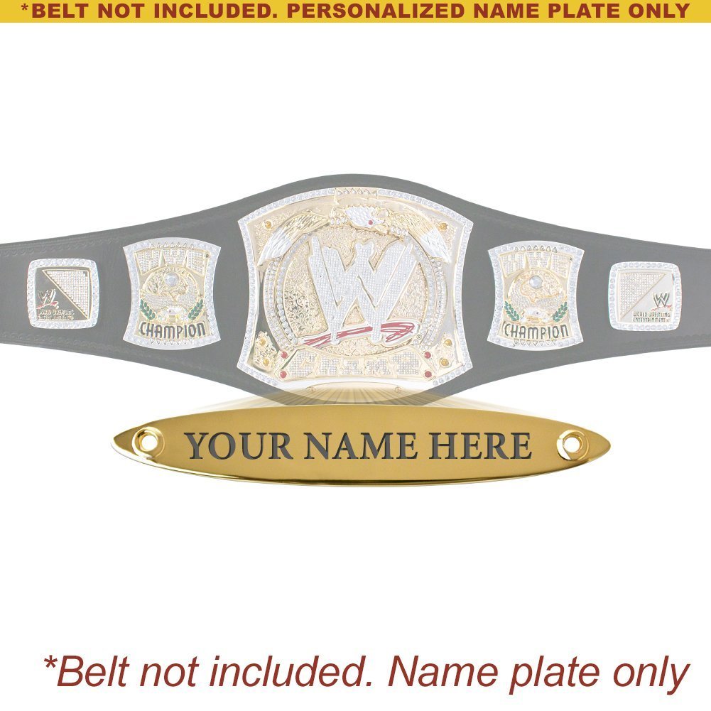 Personalized Nameplate for Adult WWE Spinning Championship (WWE SHOP ...