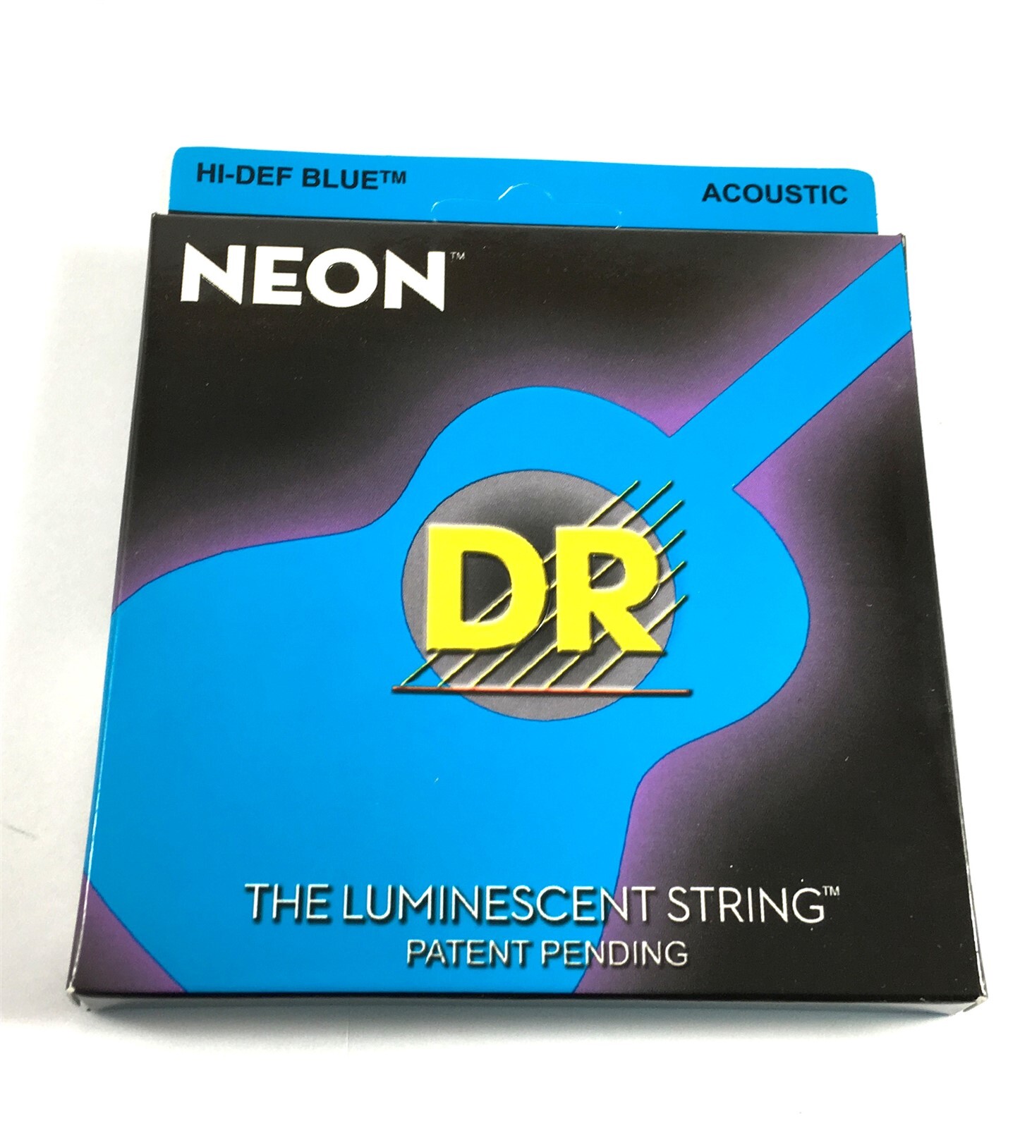 DR Guitar Strings Acoustic 2 Sets Neon Blue Medium Lite 11-50 ...