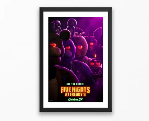 FNAF Movie Promotion Poster - Horror Game Posters | eBay