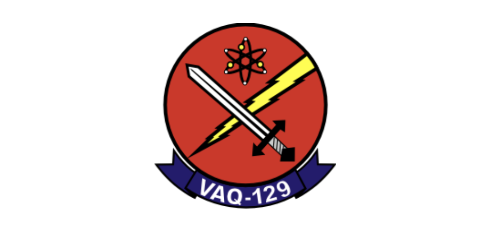 4" us navy vaq-129 electronic attack squadron bumper sticker decal usa ...