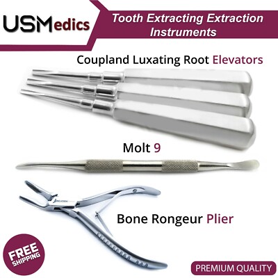 Veterinary Dental Tooth Extraction Extracting Instruments Kit Small ...