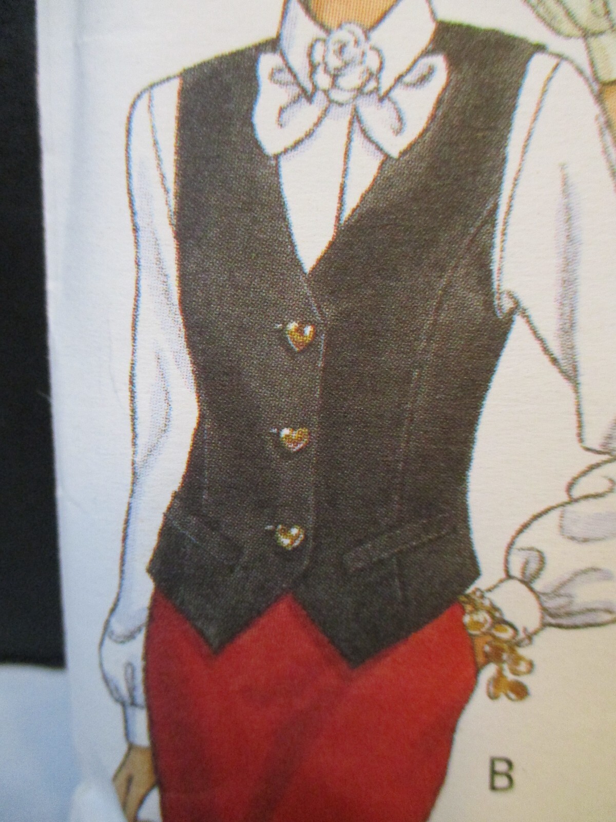 Butterick Pattern 6417 Misses Size XS-S-M Vests Cut Complete Vintage ...