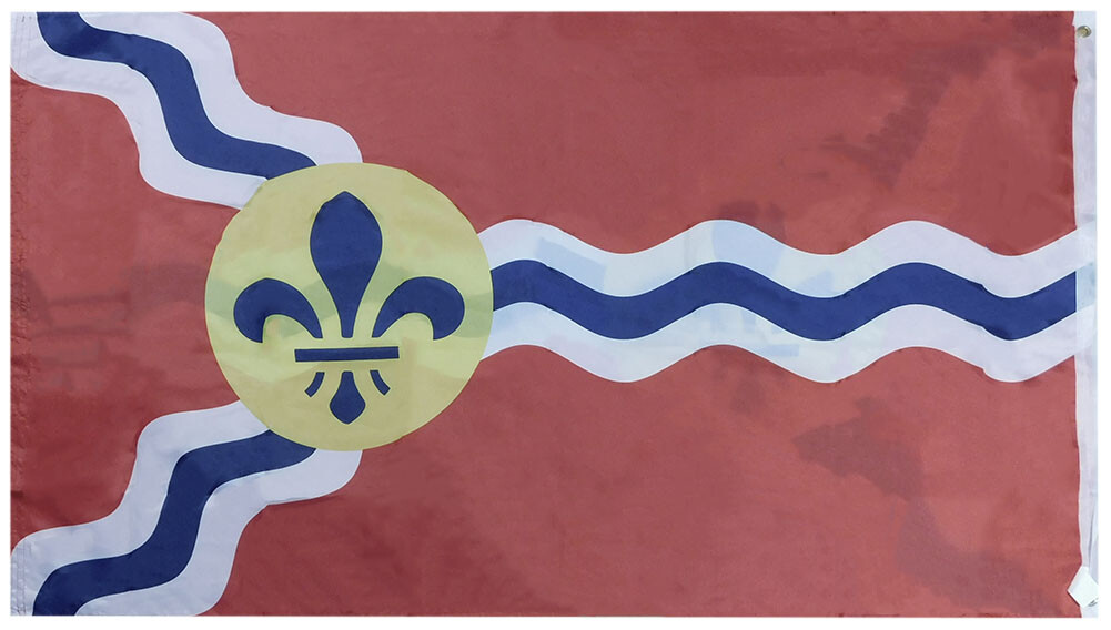 3x5 City of St Saint Louis Missouri Flag 3'x5' Double Sided 2ply Nylon ...