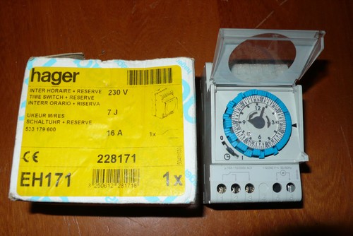THEBEN EH171 INTERRUPTEUR HORAIRE plage 7jours PROGRAMMABLE SEGMENT ...