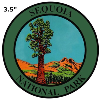 Sequoia National Park Patch Embroidered Iron-On Applique Nature Badge ...