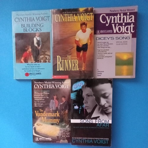 CYNTHIA VOIGT Lot 5 YA Diceys Song Newbery Award Winners Paperback ...