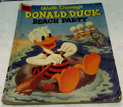 Walt Disney's Donald Duck Beach Party 1, (VG 4.0) 1954 Giant! 50% off ...