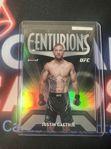 Topps UFC Finest Centurions Justin Gaethje Trading Card Case Hit | eBay
