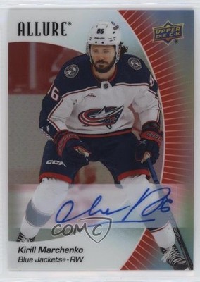 2023-24 Upper Deck Allure Red Rainbow Auto Kirill Marchenko #28 Auto | eBay