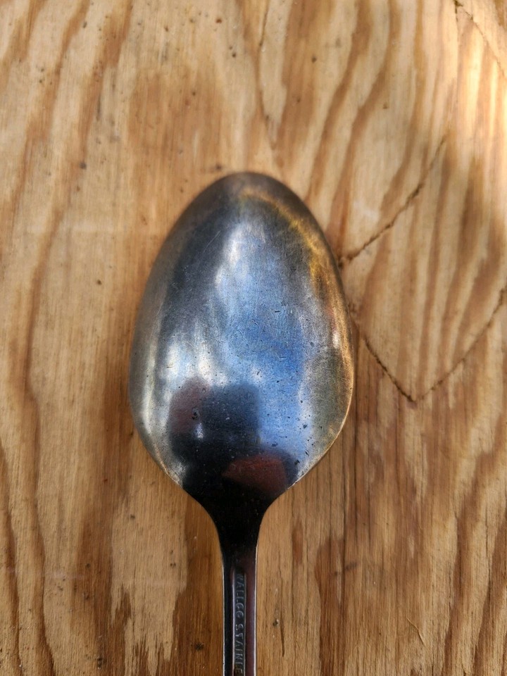 Military U.S. WALLCO Stainless Mess Spoon - Serving Spoon ~ FREE ...