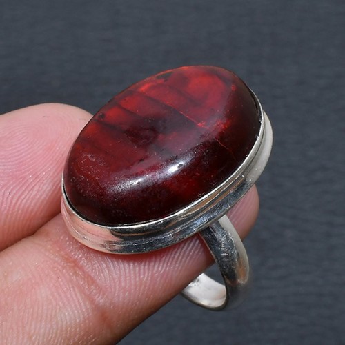 Red Labradorite Handmade Jewelry Ring US Size 9 J747 | eBay