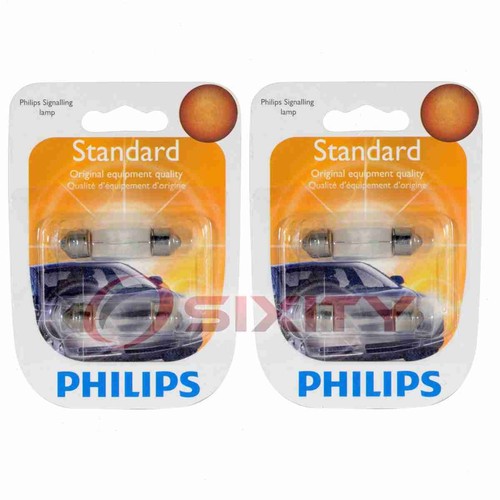 2 pc Philips Map Light Bulbs for Land Rover Discovery 1994-2004 ...