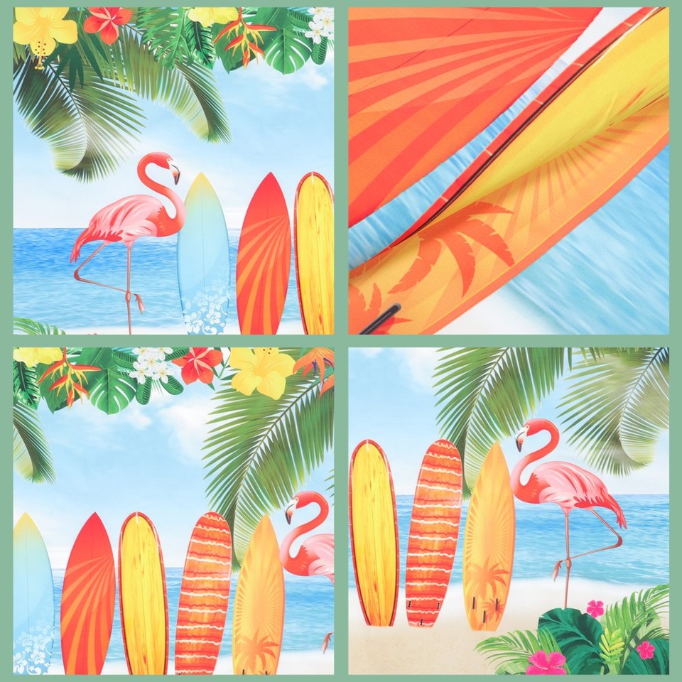 Beach Themed Decor Hawaiian Surfboard Background Backdrop Party Props ...
