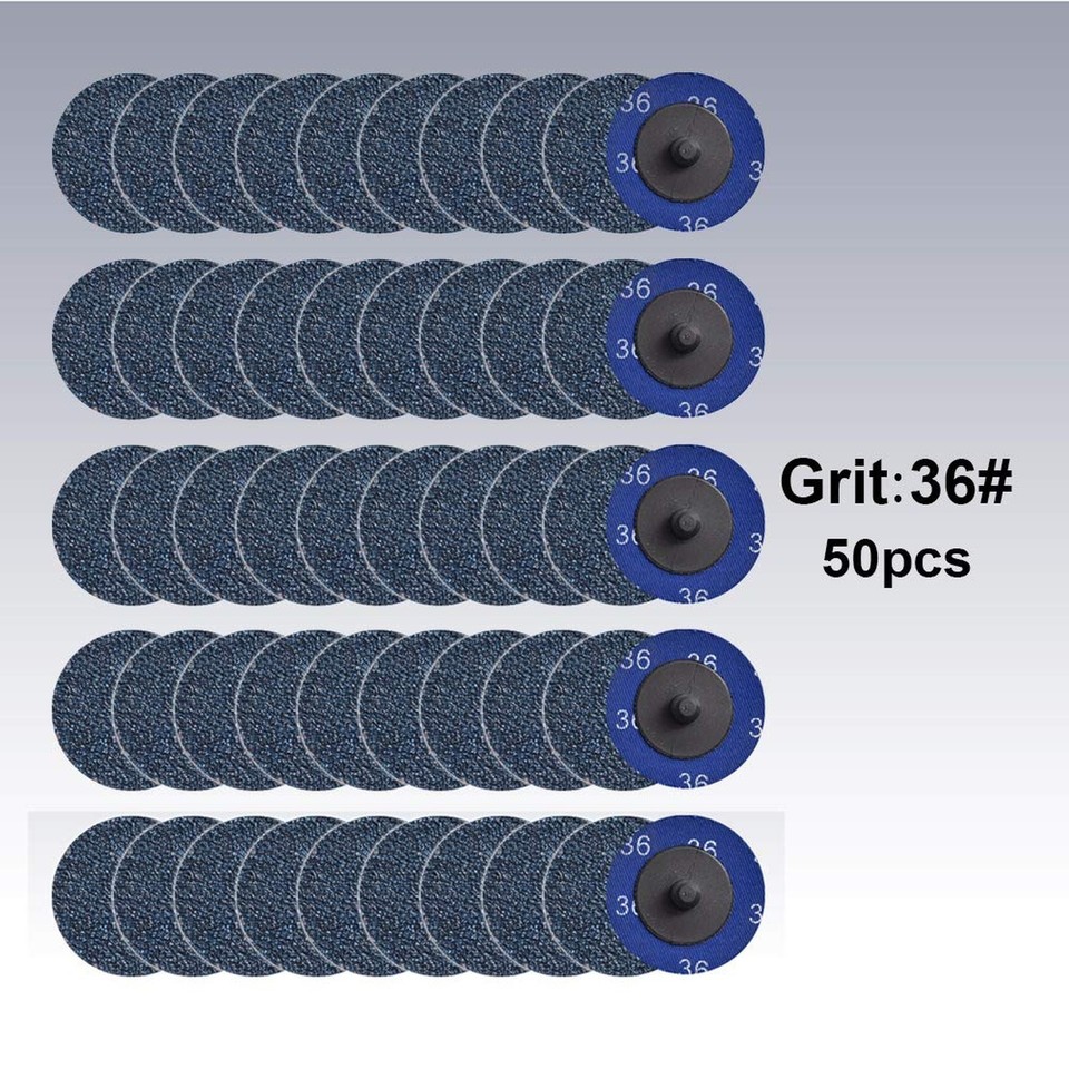 Quick Change Grinding Disc, 50 Pcs 2 inch Sanding Discs, Zirconia ...