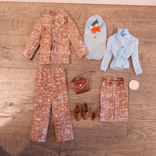 Vintage Barbie & Ken Suit Sears Exclusive #9048 Tweed Set Mattel 1975 ...
