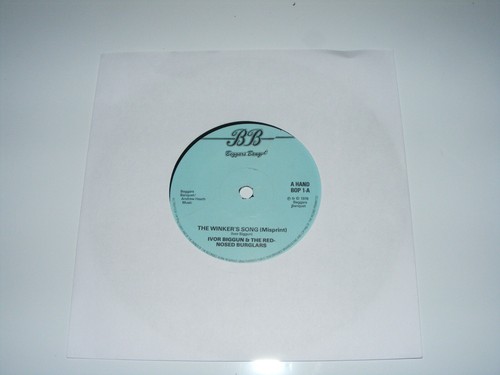 Ivor Biggun The Winker's Song (Misprint) Original 1978 7" Vinyl ...