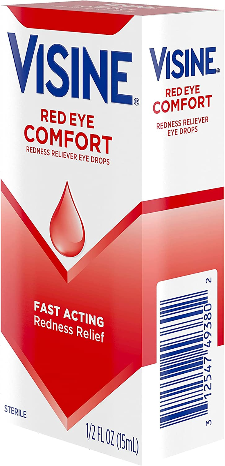 VISINE Red Eye Comfort Redness Relief Eye Drops - 0.5 fl oz for sale ...