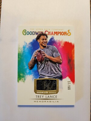2021 Trey Lance Goodwin Champions "Splash Of Color" Memorabilia Card ...
