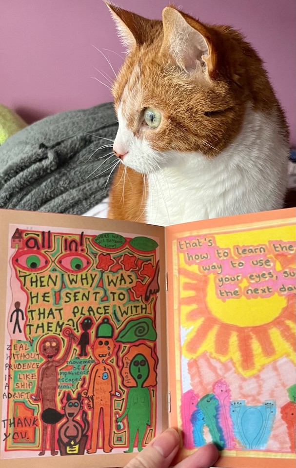 Zine A6 an art poetry book - A Poetry Zine. Outsider Art Brut. Jay ...