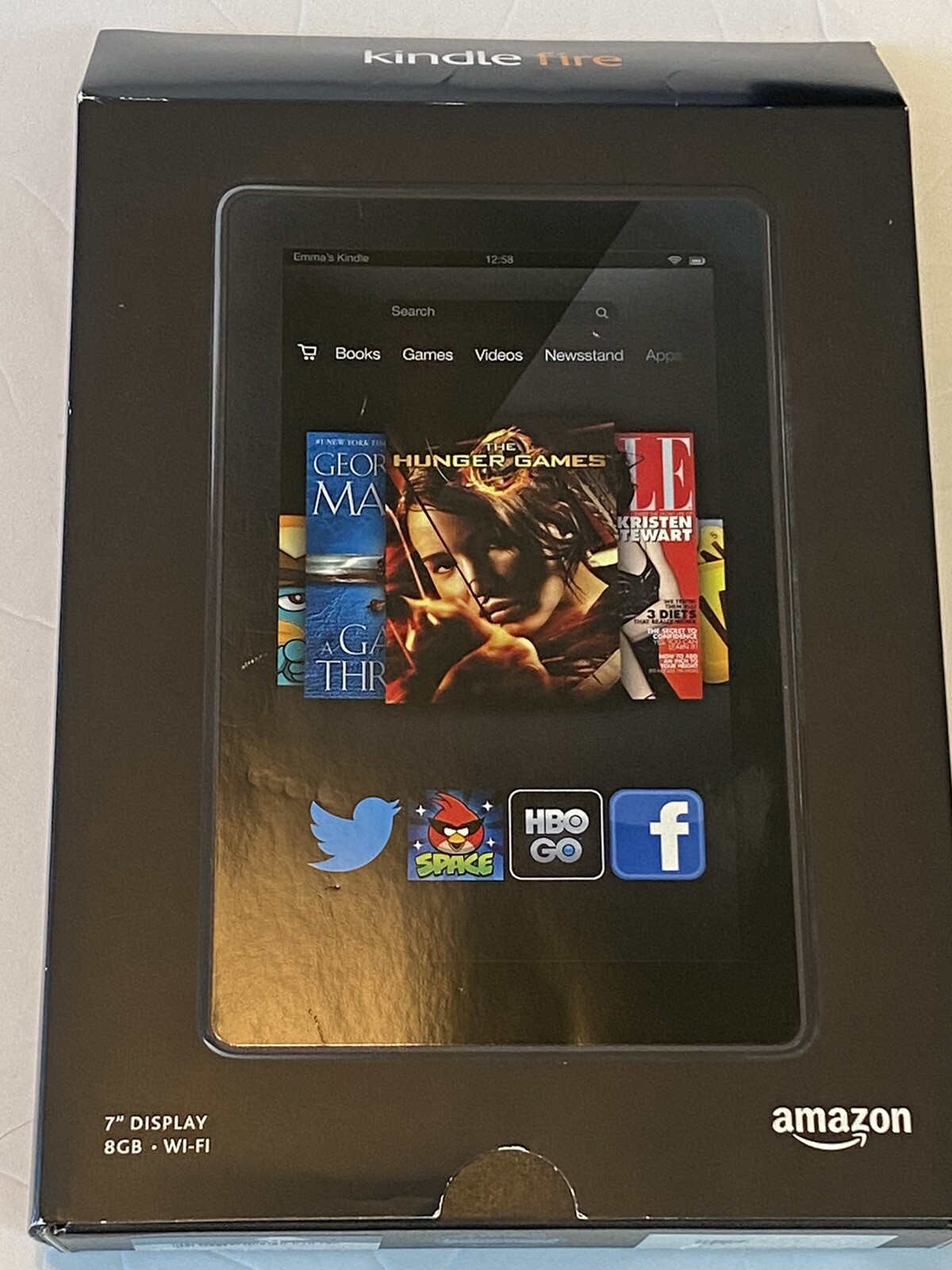 Amazon Kindle Fire - 7 Display - 8 GB - 1st Generation - D01400 - WiFi ...