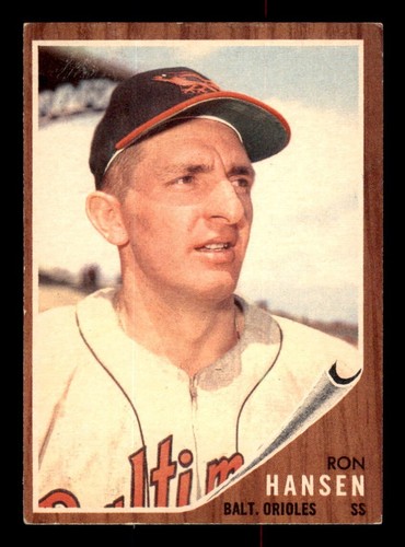 1962 Topps Baseball #245 Ron Hansen VG/EX *e2 | eBay