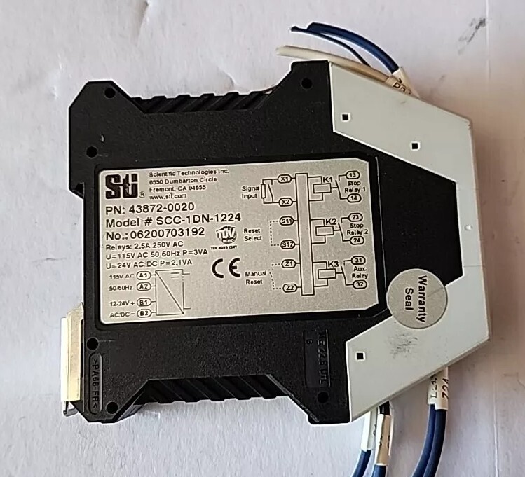 Used STI Safety Relay Controller Module SCC1DN1224 with Warranty & Free ...