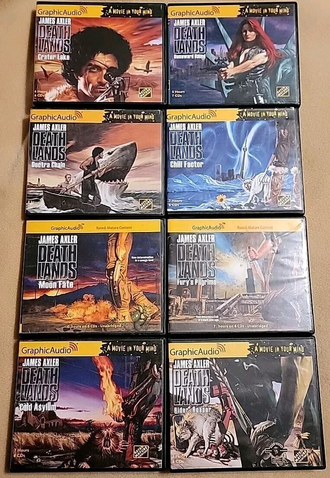 James Axler Deathlands Graphic Audio CD LOT Of 31 Audiobook Movie In ...