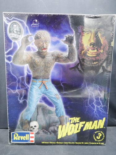 Revell 2009 Universal Monsters The Wolf Man Plastic Model Kit #6518 NOS ...
