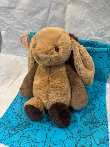 Jellycat Bunny Bashful Patchwork Brown rabbit medium 31 cm NWT new SOLD ...