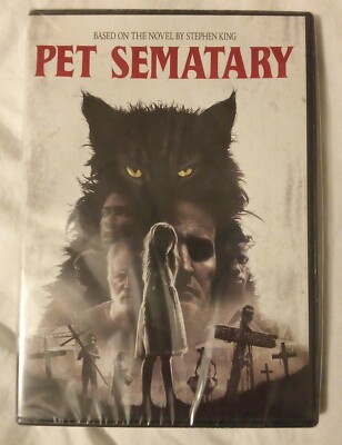 PET SEMATARY [NEW DVD, 2019] Stephen King Horror Thriller Factory ...