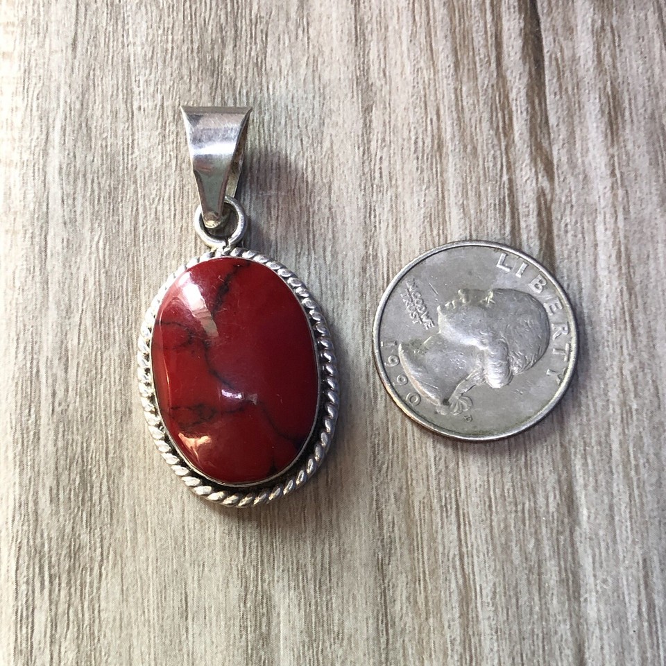 red jasper sterling silver pendant | eBay