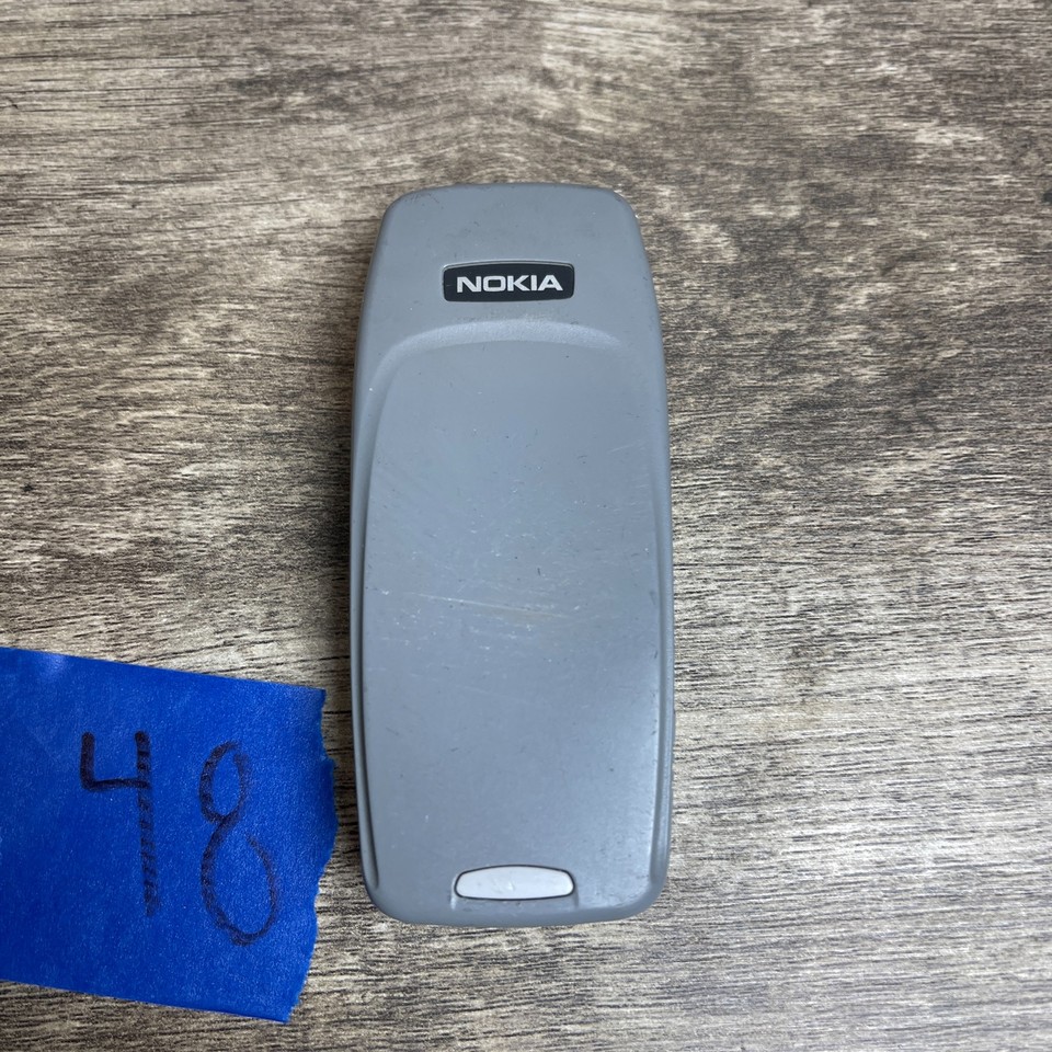 Nokia Bar Cell Phone Gray 1.5" Monochrome Graphic Removable Battery ...