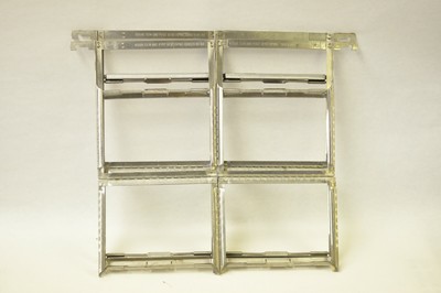 Kodak No.4 8x10" stainless steel film hangers for 4x5" negatives. Two ...