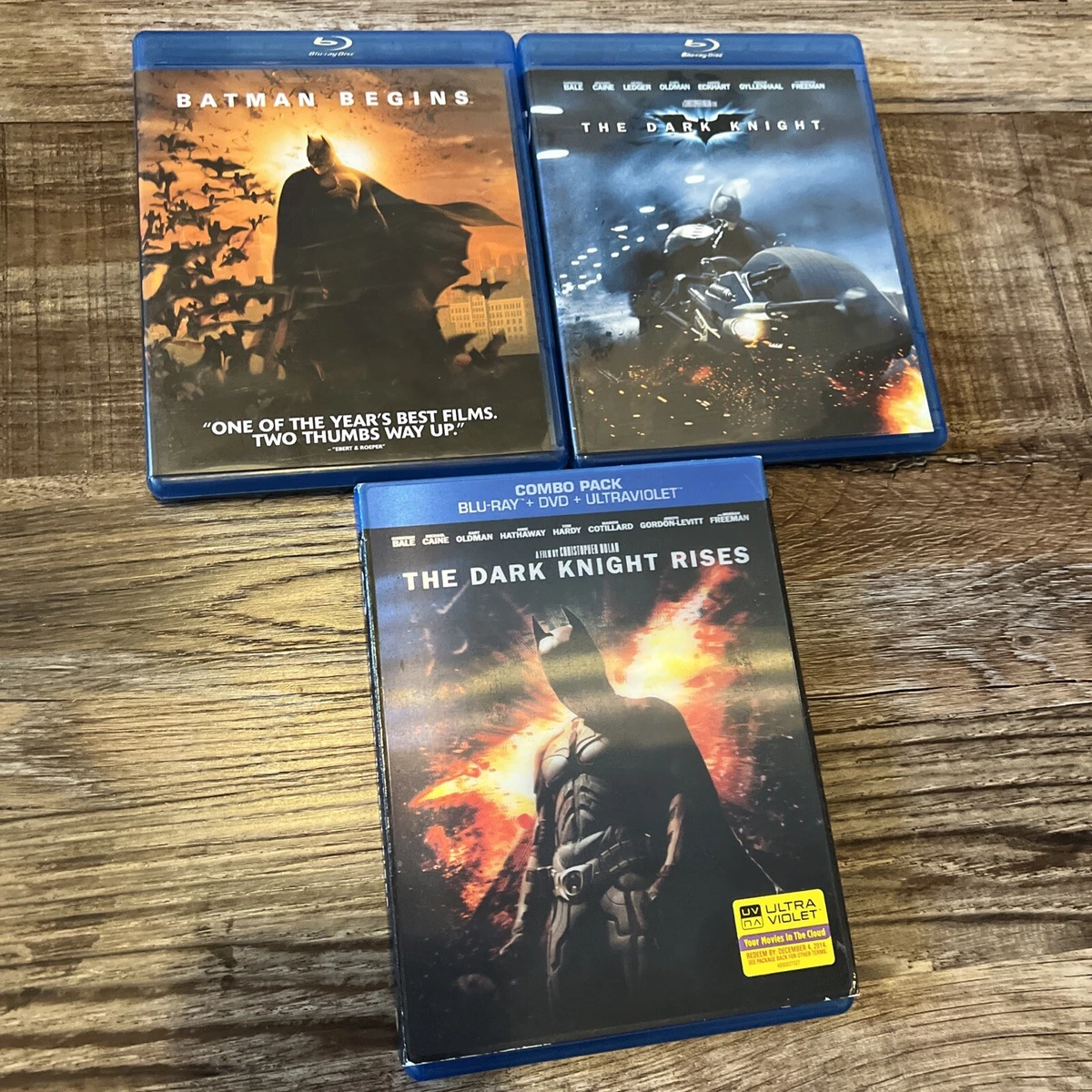 The Dark Knight Trilogy Blu Ray Cover