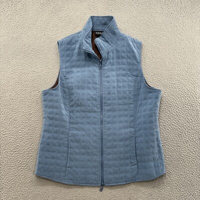 Nomadic Traders Women’s Blue Full Zip Quilted Vest in Size Large | eBay
