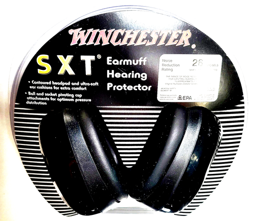 Winchester SXT Earmuff Hearing Protector Noise Reduction Rating 26 dB ...
