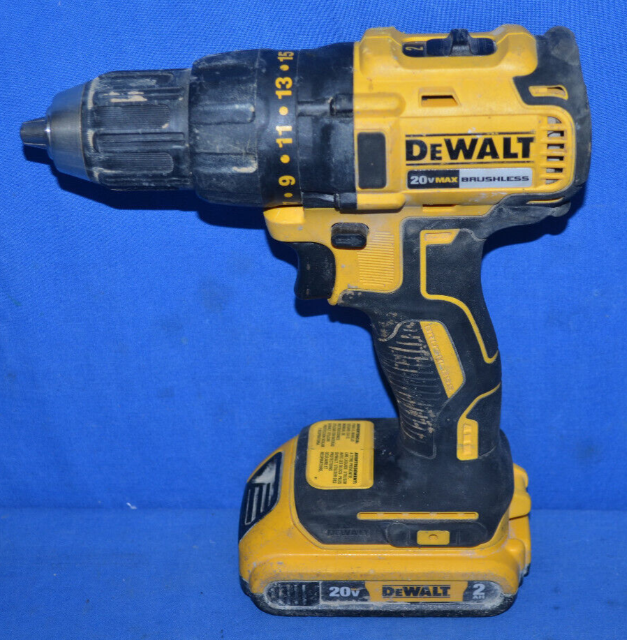 DEWALT DCD777 20V Max 1/2" Compact 2-Speed Brushless Drill Driver w ...