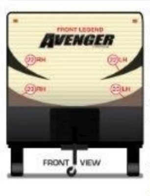 2014 Prime Time Avenger Travel Trailer - Front Cap RV Decals | eBay
