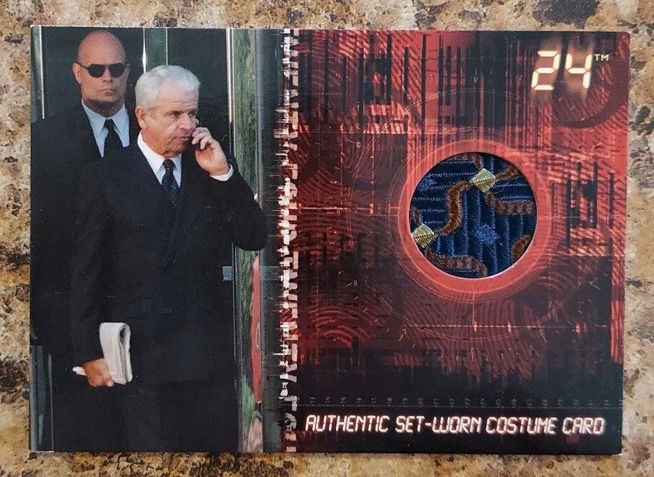 24 Season 4 Exp. 2007 Artbox Costume Card CT1 William Devane as James ...